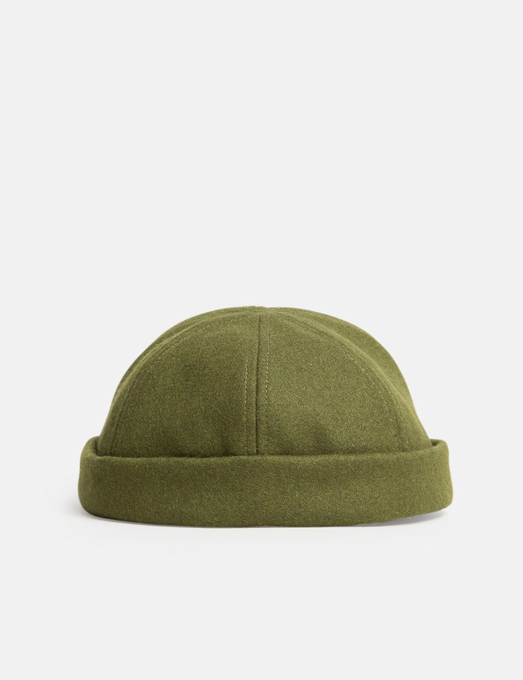 Bhode Dock Worker Hat (Wool) - Olive Green — BHODE